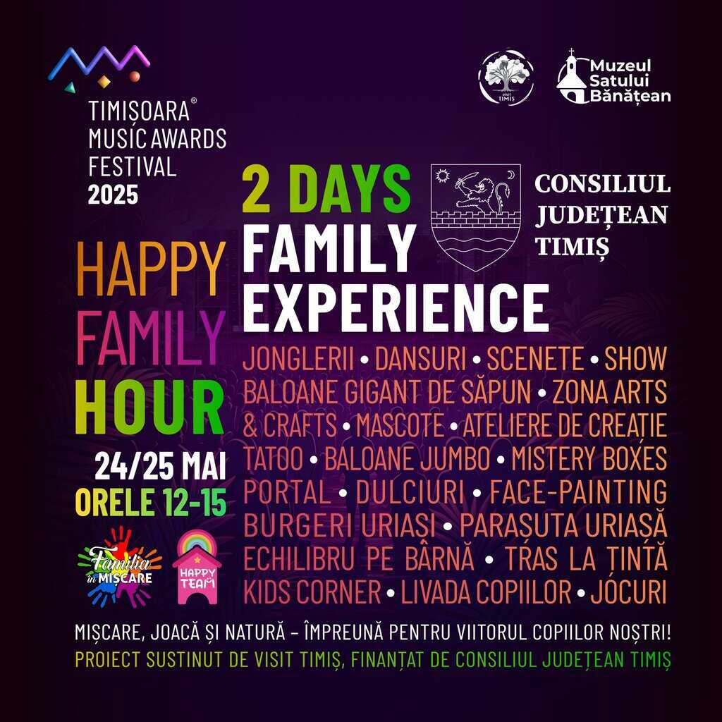 Happy Family Hour – două zile de distracție pentru întreaga familie, la ...