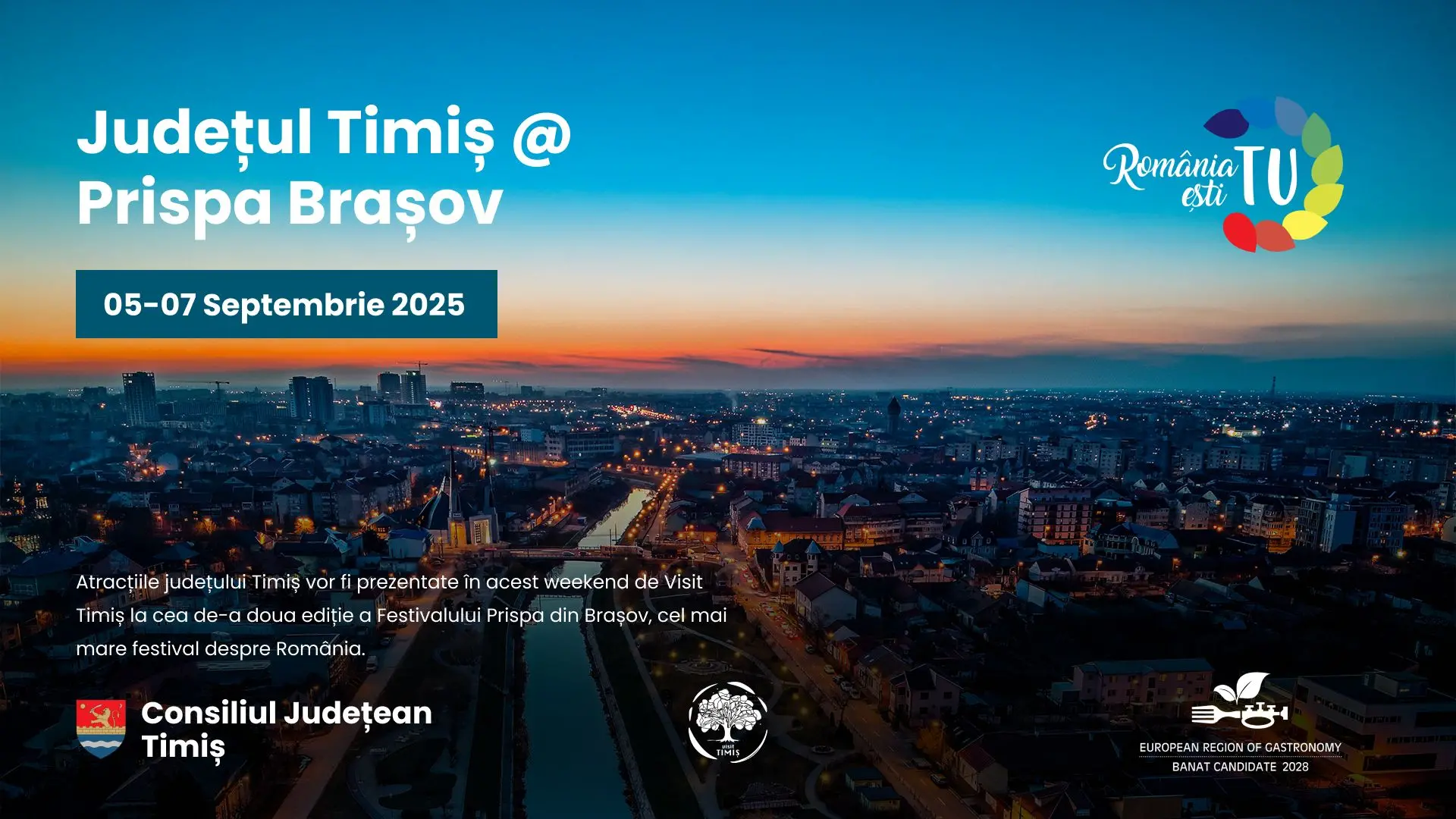 Timișul, ambasador la Festivalul Prispa din Brașov